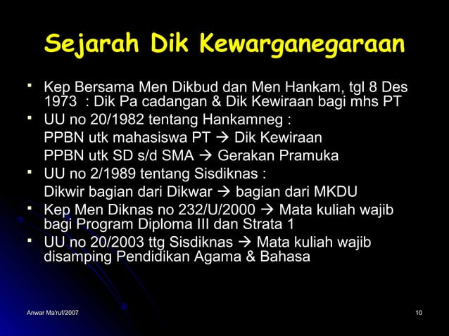 Pengantar pendidikan-kewarganegaraan | PPT