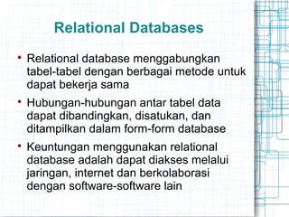 Pengantar RDBMS | PPT