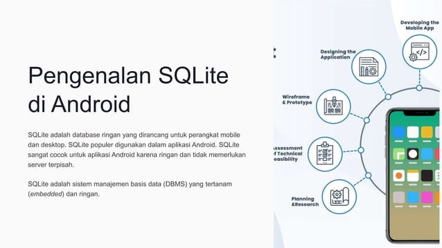 Pengantar SQLite di Android Studio menggunakan bahasa Java | PPTX