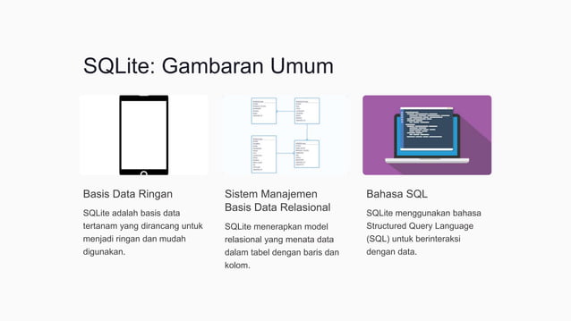 Pengantar SQLite di Android Studio menggunakan bahasa Java | PPTX