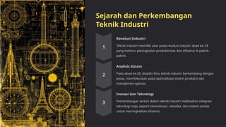 Materi Pengantar Teknik Industri Terbaru | PPTX