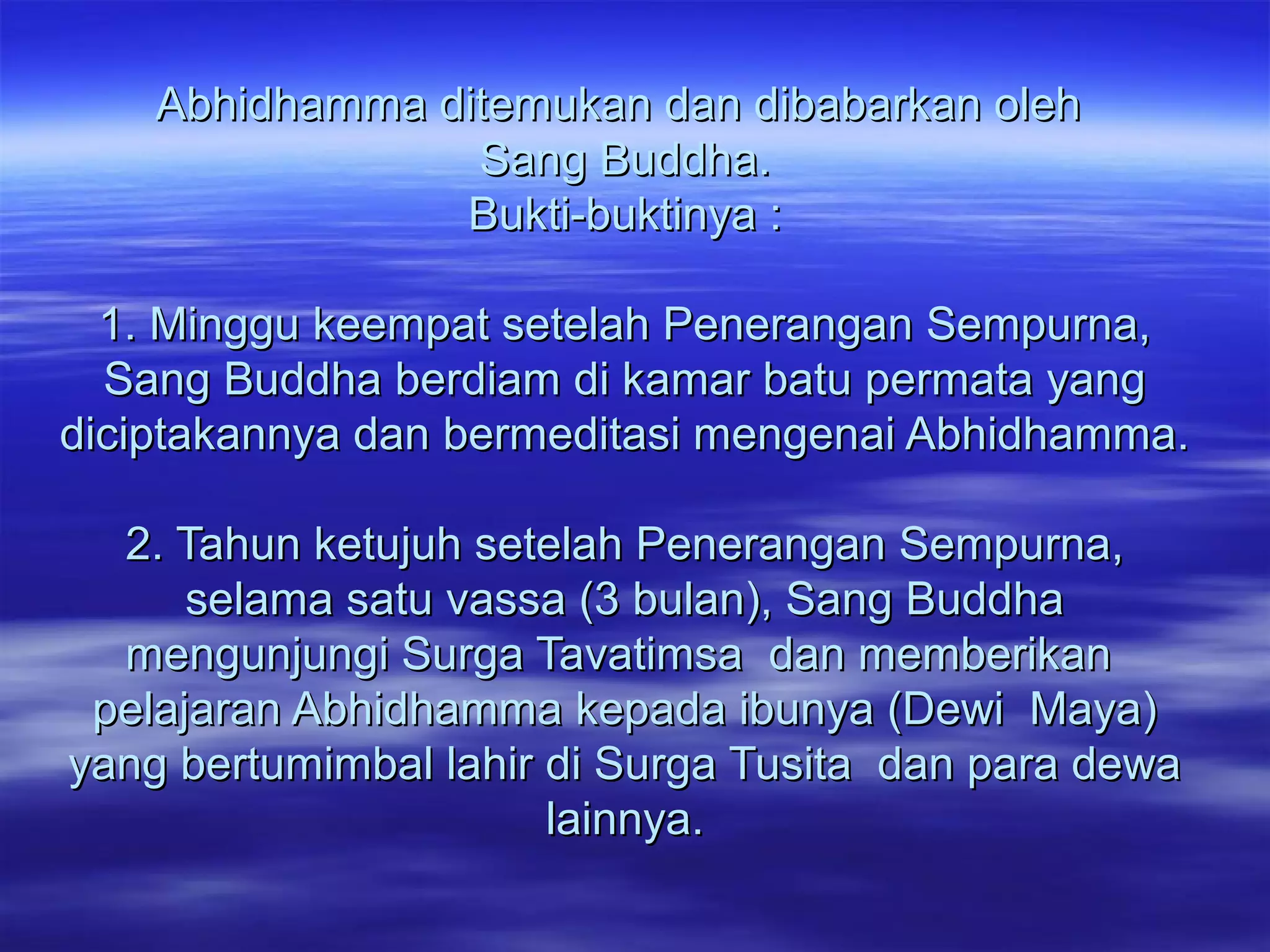 Pengantar abhidhamma revisi | PPT