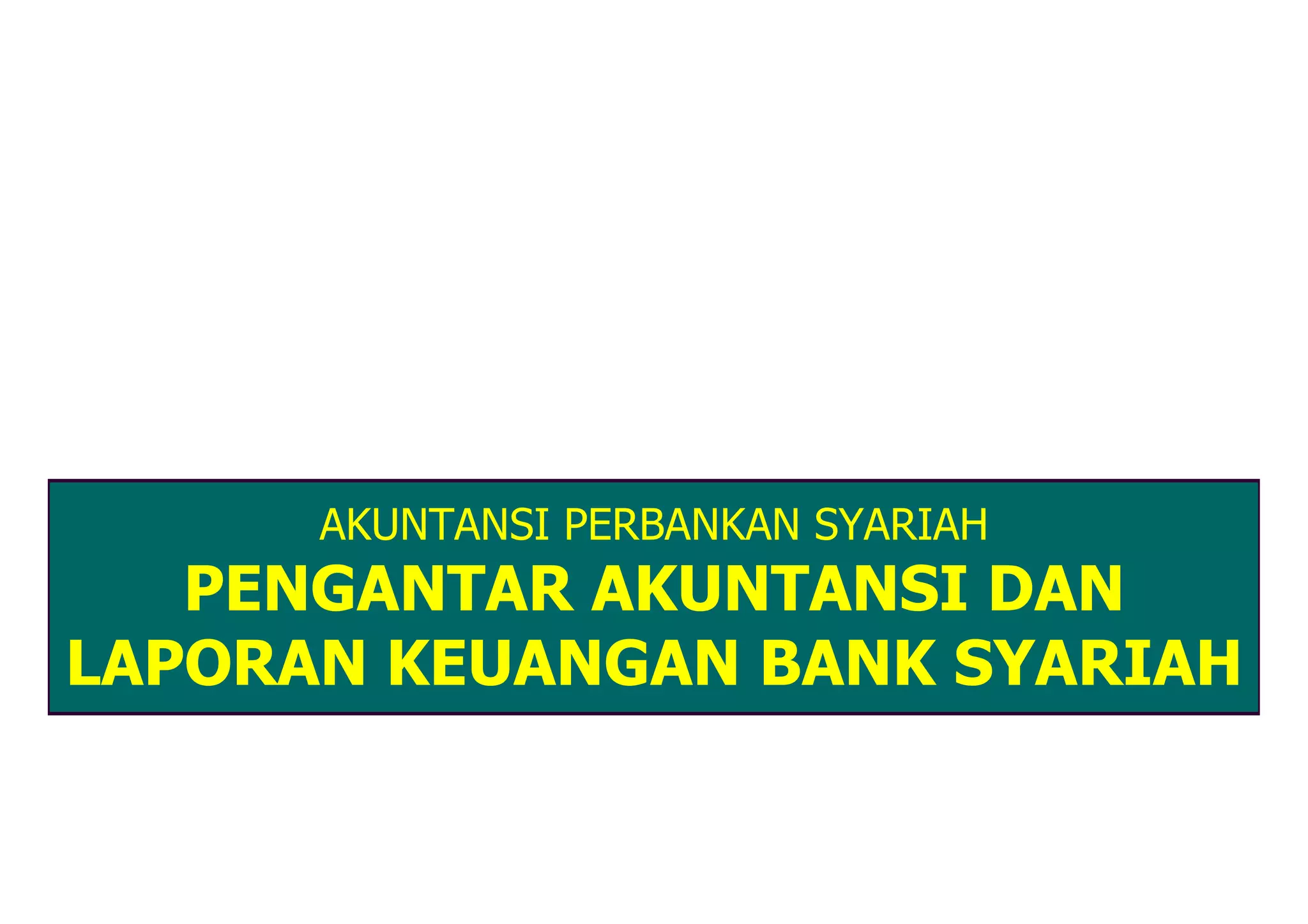 Pengantar akuntansi syariah | PDF