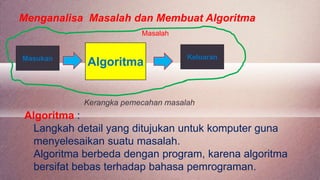 Pengantar algoritma dan pemrograman | PPTX
