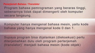 Pengantar algoritma dan pemrograman | PPTX