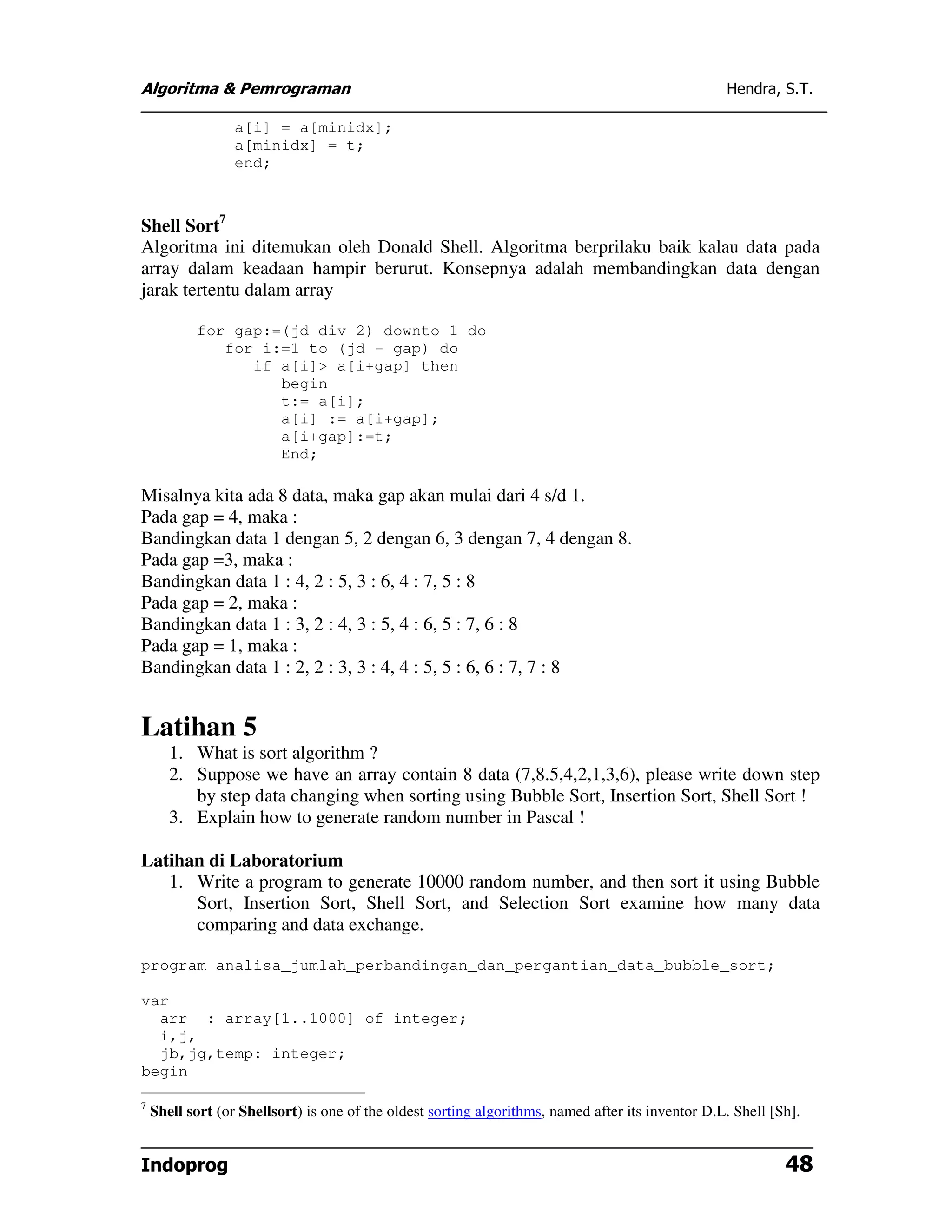 Pengantar algoritma & pemrograman komputer | PDF