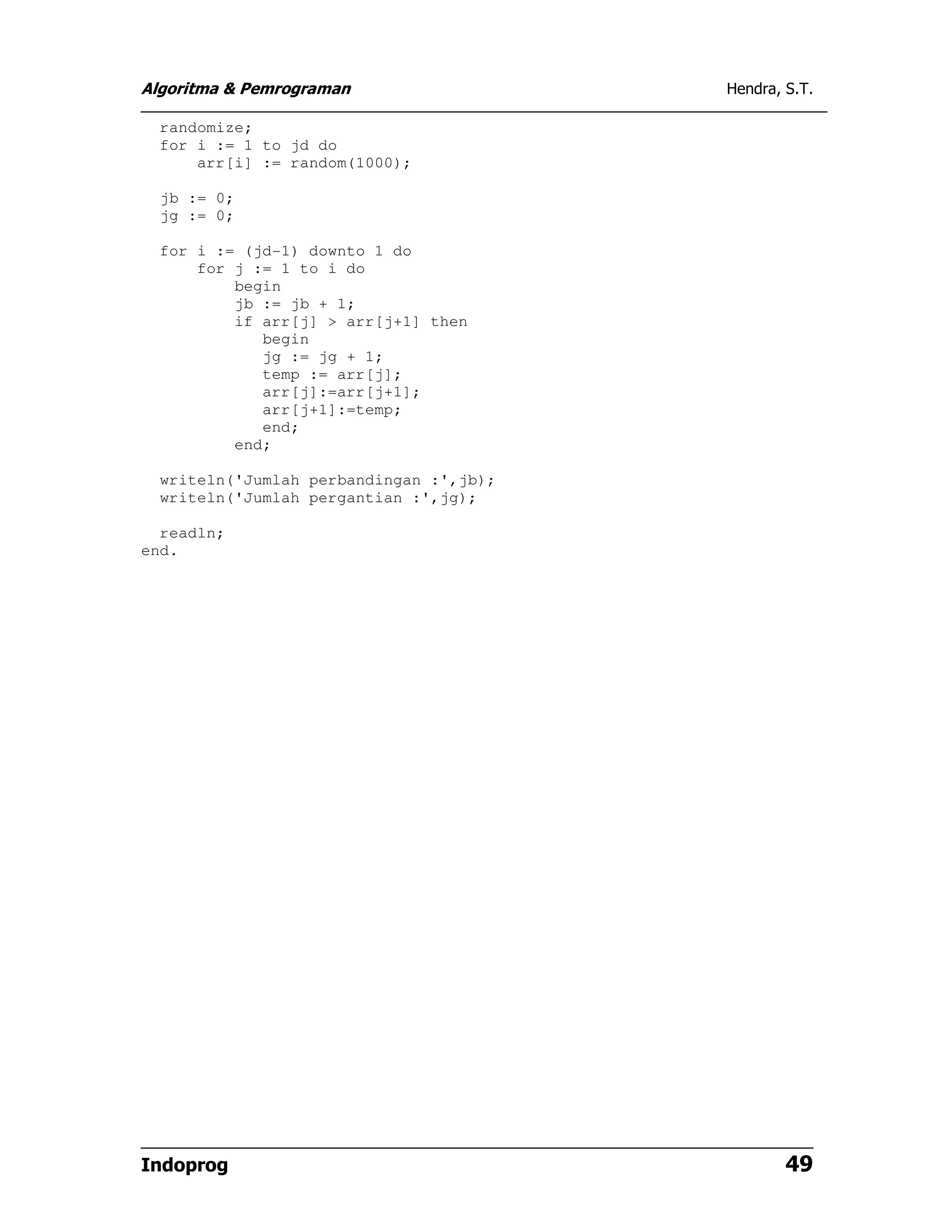 Pengantar algoritma & pemrograman komputer | PDF