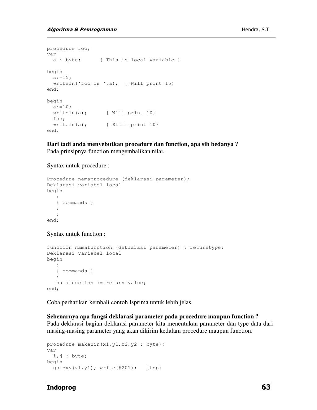 Algoritma pemrograman komputer - snoapps