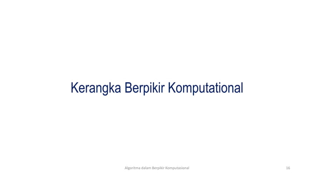 Introduction to Algorithm - Pengantar Algoritma | PPTX