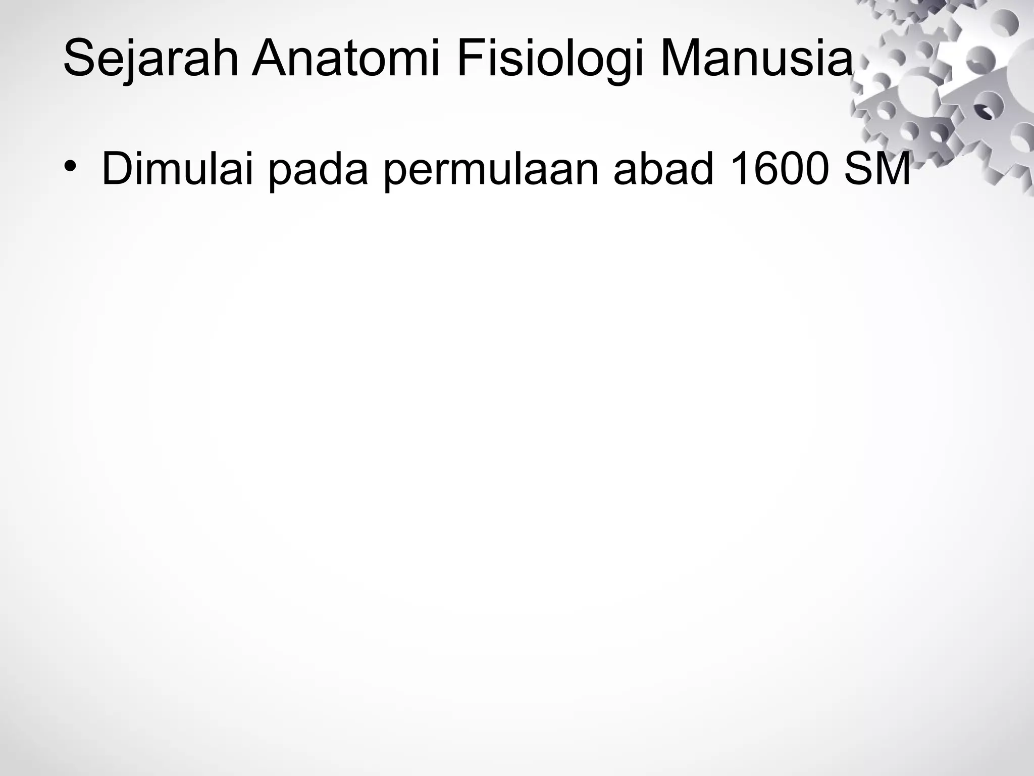 Pengantar Anatomi Fisiologi Manusia | PPT