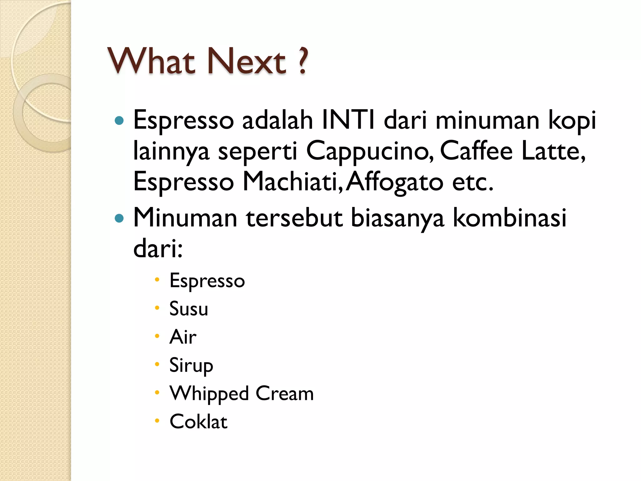 Pengantar barista | PDF