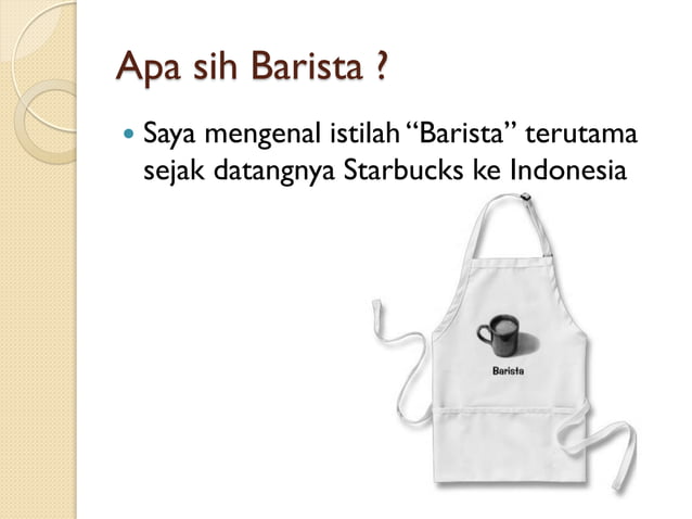 Pengantar barista | PDF
