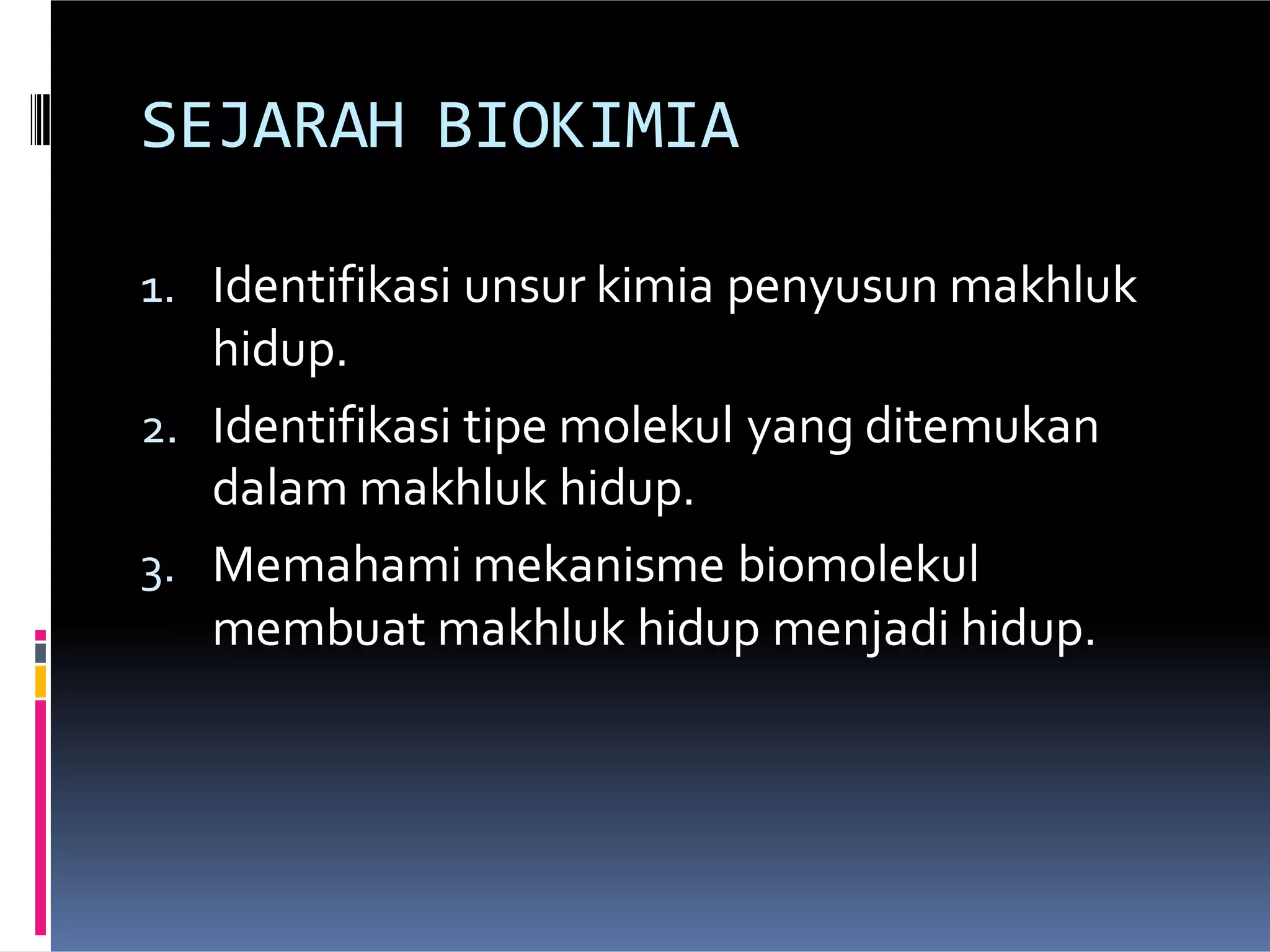 Pengantar biokimia | DOCX