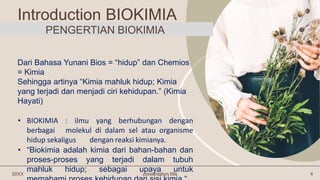 Pengantar BIOKIMIA Kehidupan secara Umum.pptx