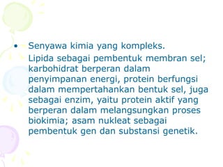 PENGANTAR BIOKIMIA.pptjhdhudhwuidhiwuqhdiwqhdi | PPT