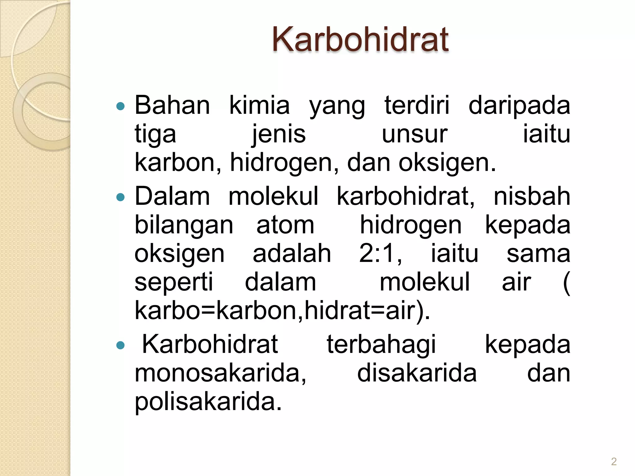 Pengantar biologi monosakarida Cheng Lee Hwa | PPTX