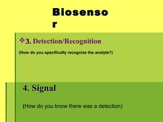 Pengantar biosensor | PPT