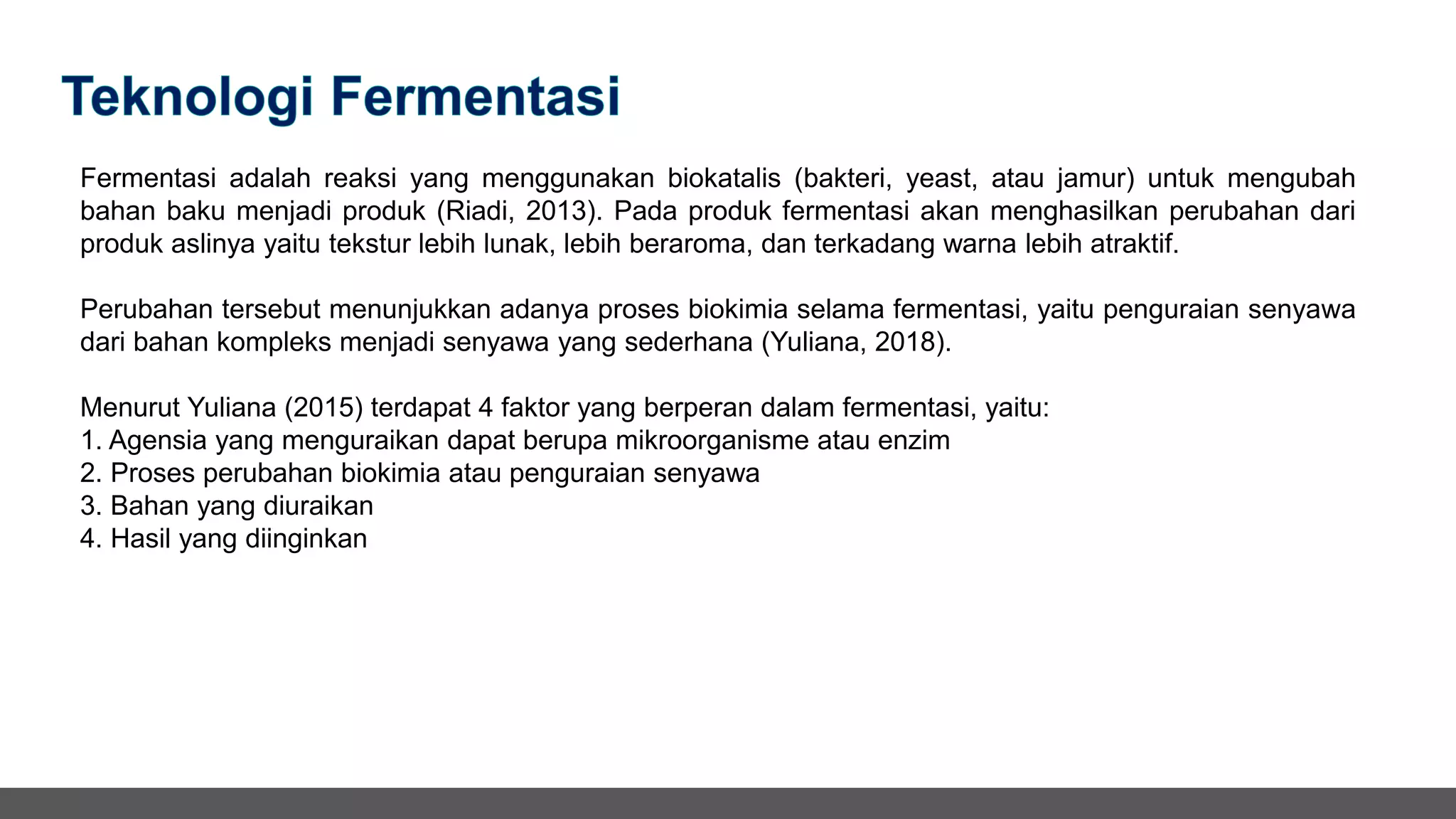 Pengantar Bioteknologi_Teknologi Fermentasi, Manfaat dan Aplikasinya.pptx