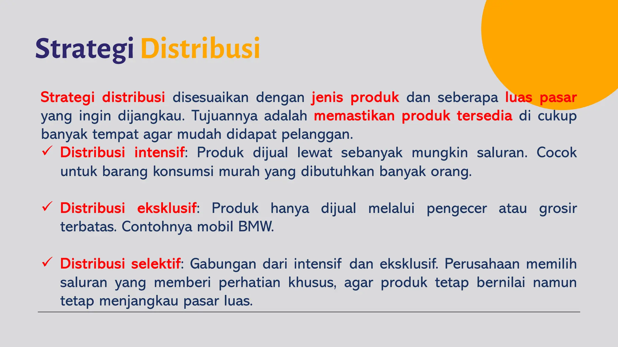 Pengantar Bisnis - 11 Kebijakan Distribusi | PDF