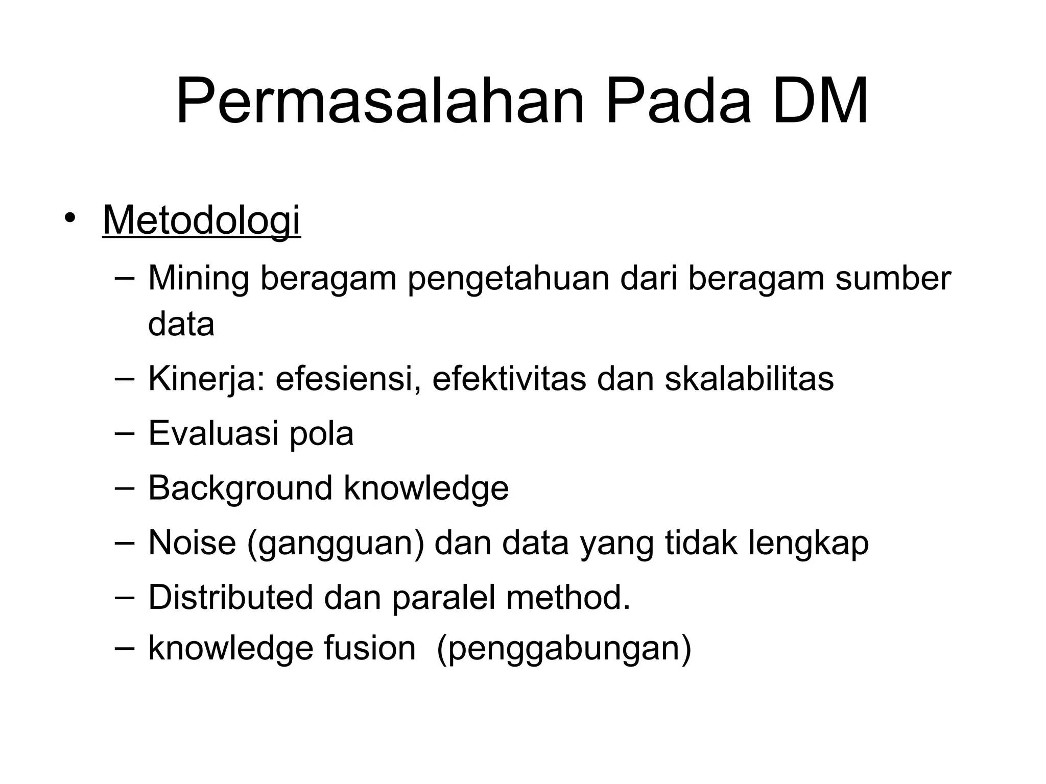 data mining untuk algoritma knn dengan studi kasus | PPT