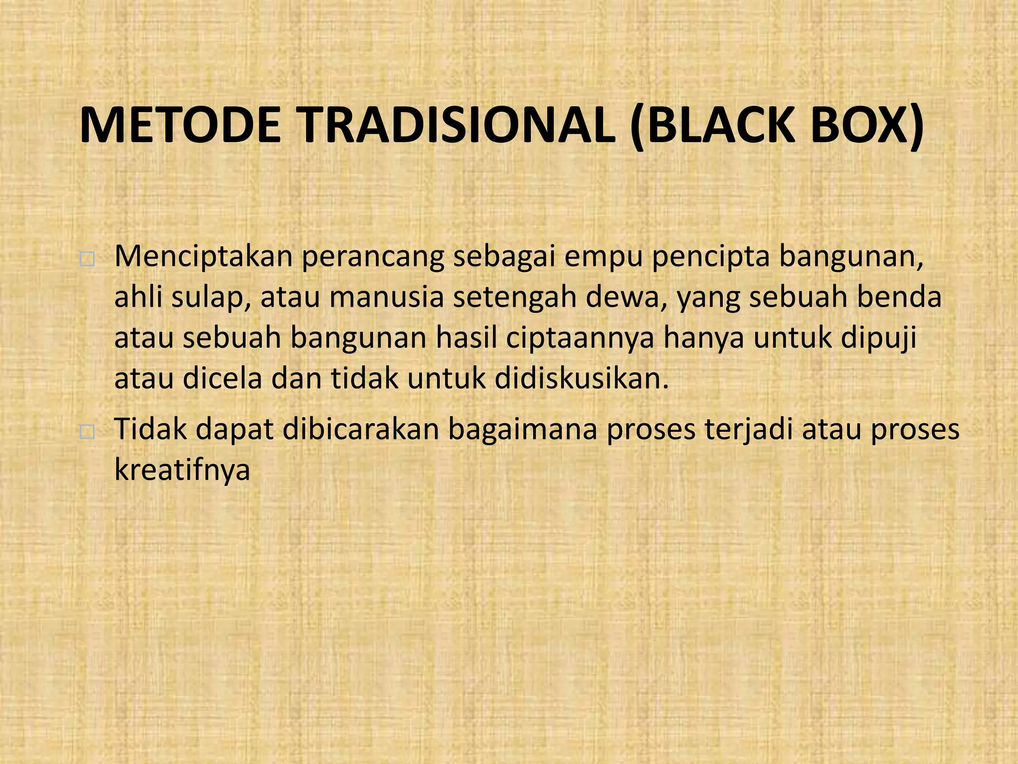 GABUNGAN BLACK BOX DAN GLASS BOX | PPTX