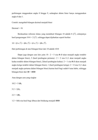 Sitem Bilangan Digital | PDF