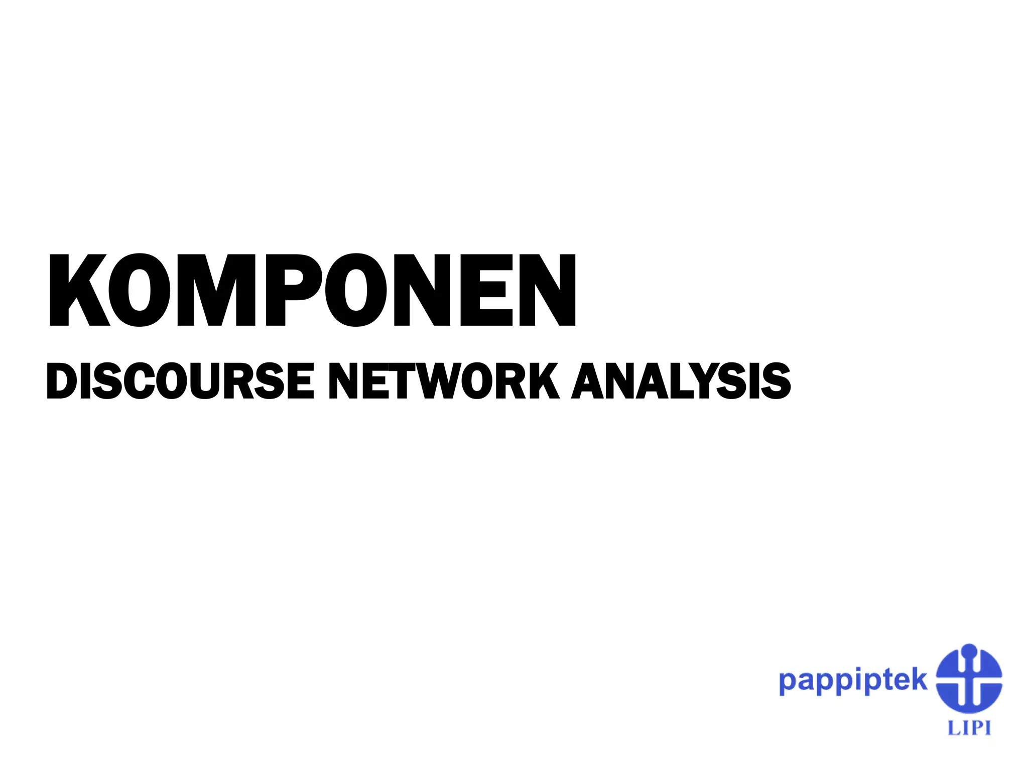 Pengantar Discourse Network Analysis | PDF