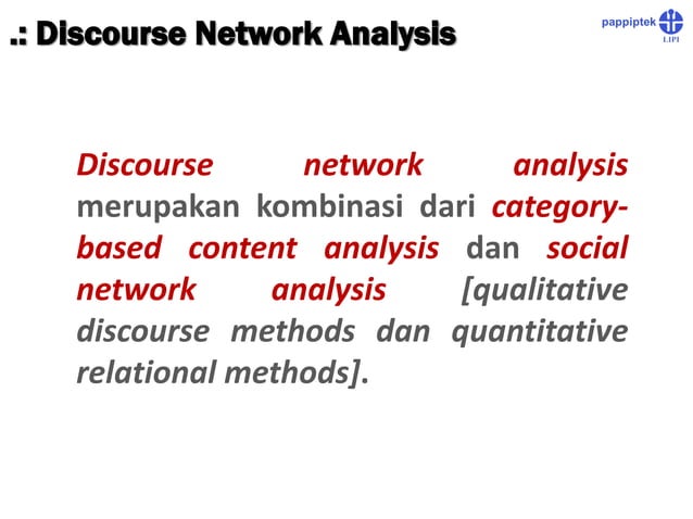 Pengantar Discourse Network Analysis | PDF