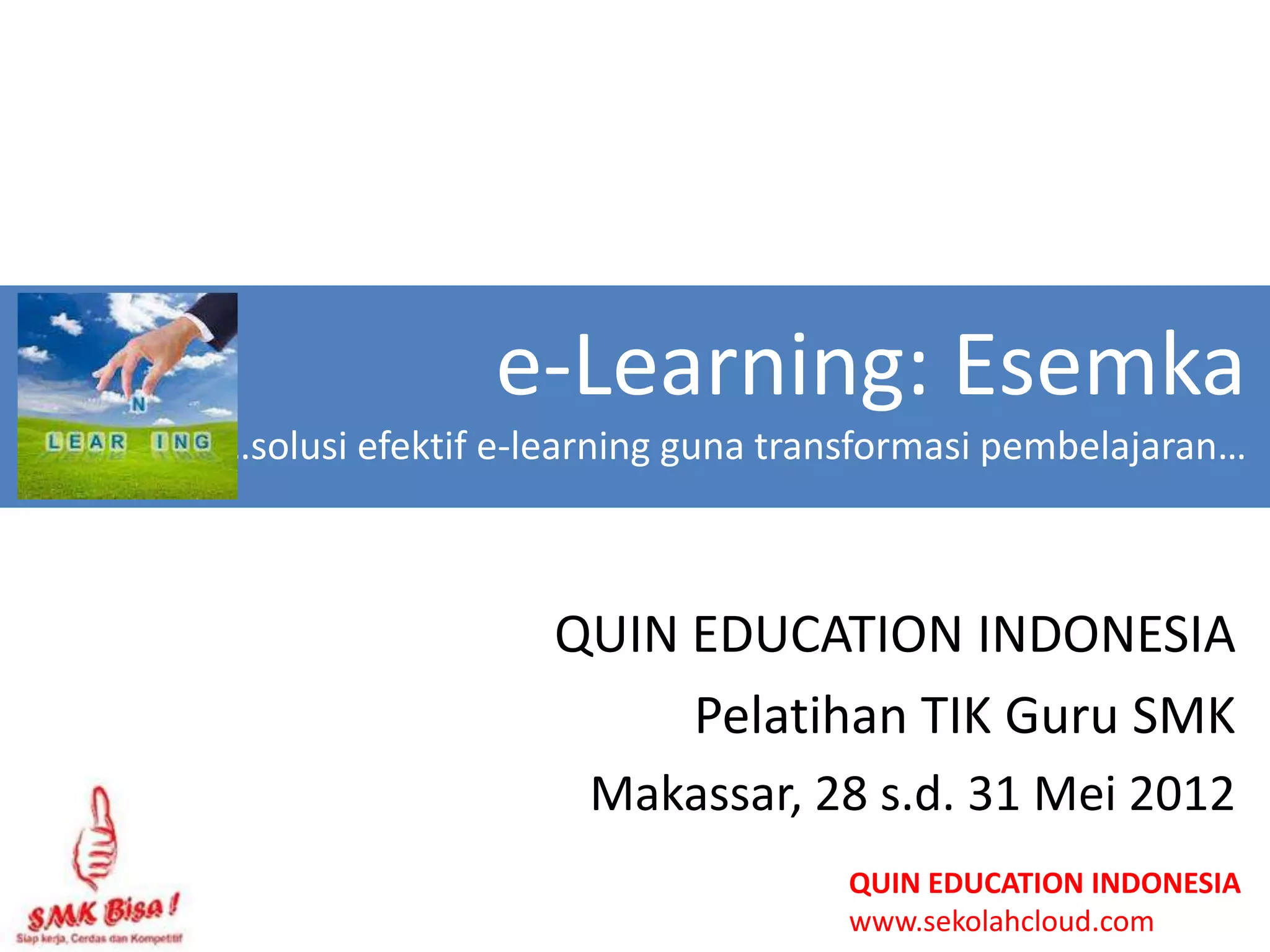 Pengantar e learning esemka | PPT