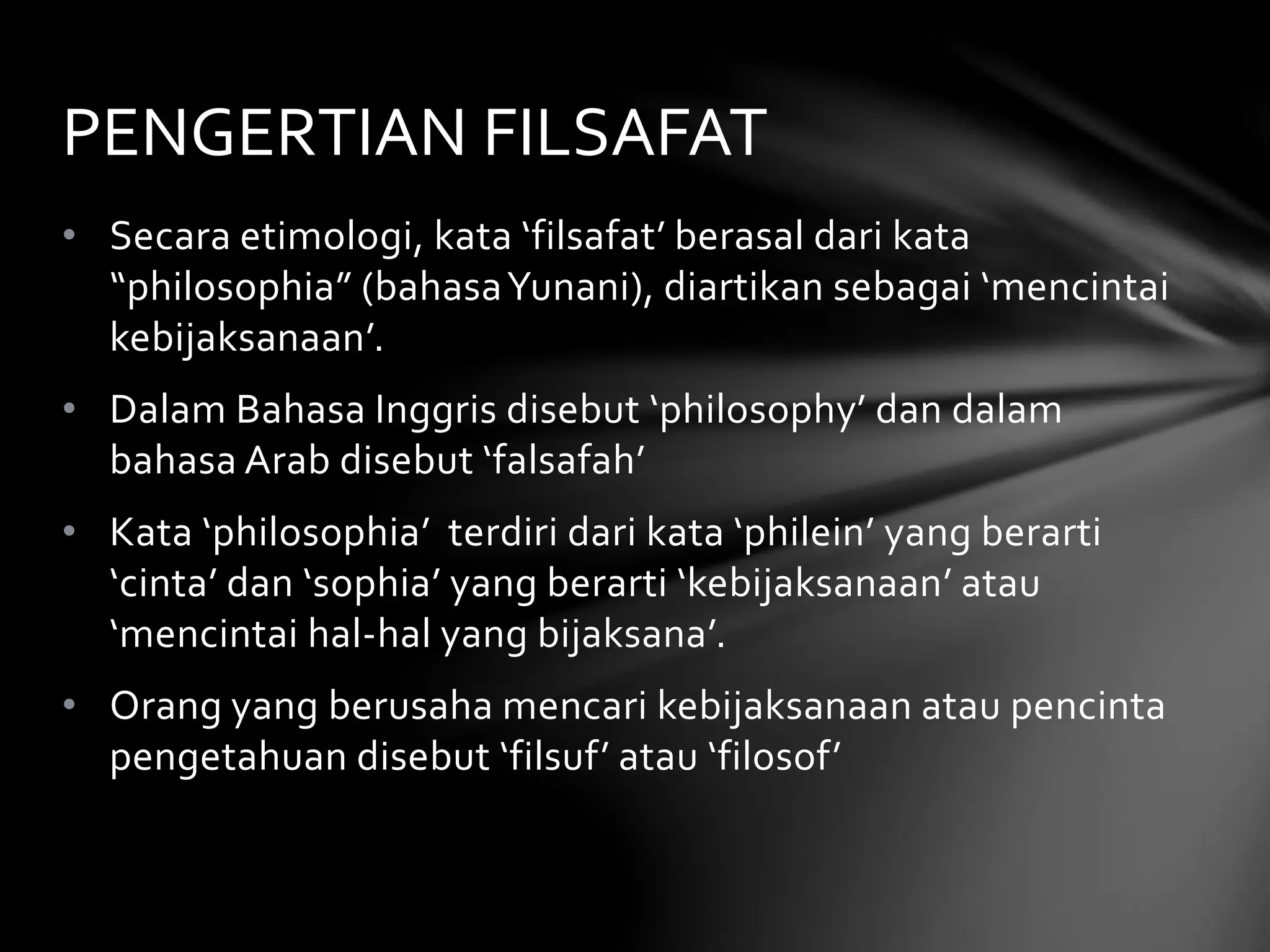 Pengantar Filsuf - pertemuan pertama.ppt