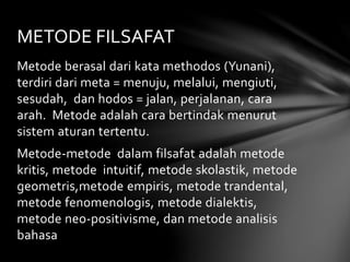 Pengantar Filsuf - pertemuan pertama.ppt