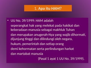 Pengantar hukum dan Ham pertemuan ke 1.pptx