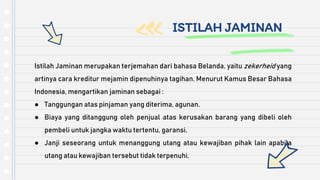 Pengantar Hk Jaminan, Definisi, Sejarah.pptx