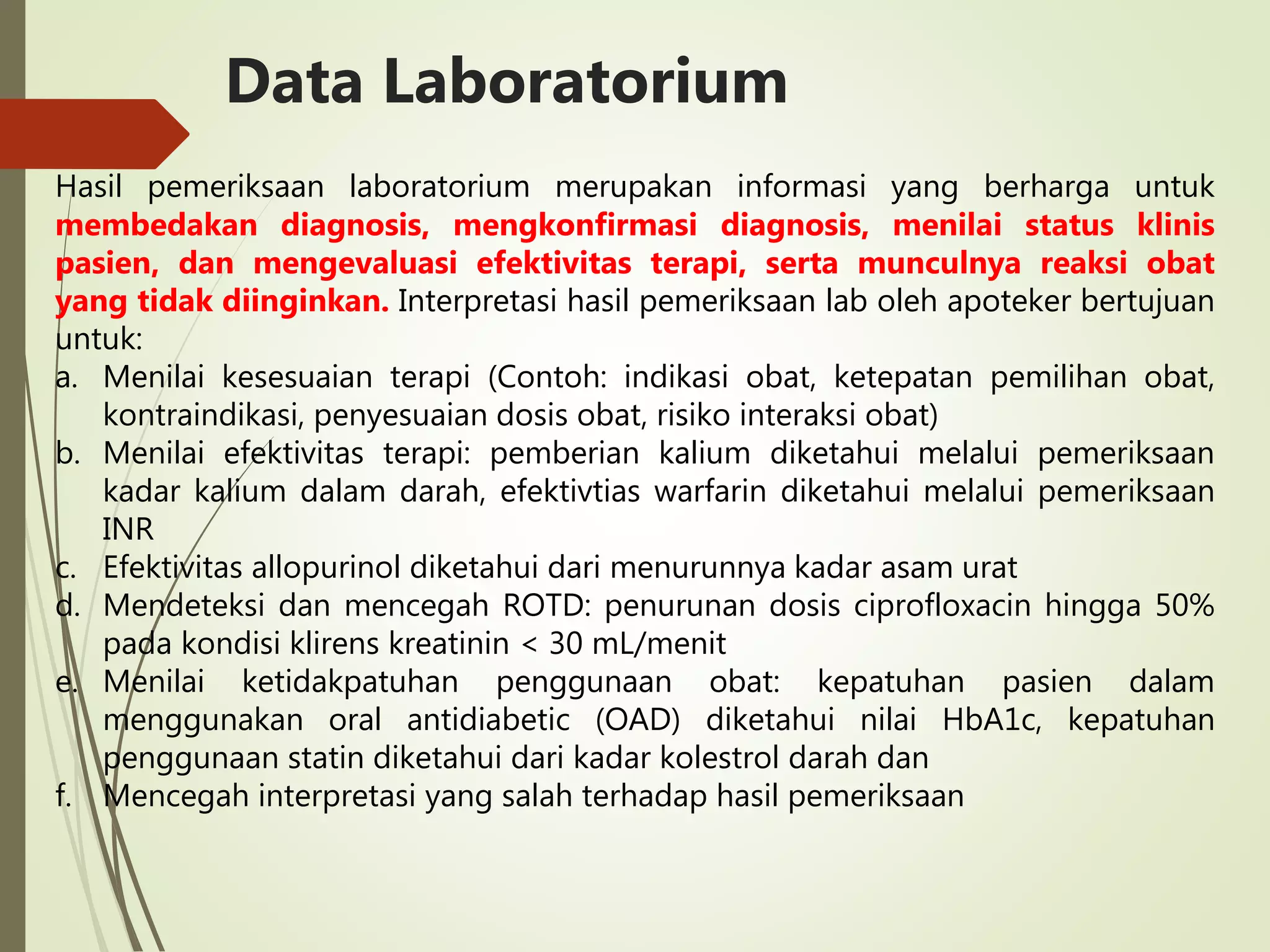 Pegantar Kuliah Interpretasi Data Klinik | PPTX