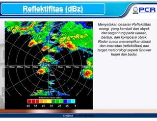 Pengantar iii output radar data diklat analisis cuaca | PDF