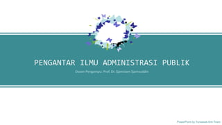 Pengantar Ilmu Administrasi Publik | PDF