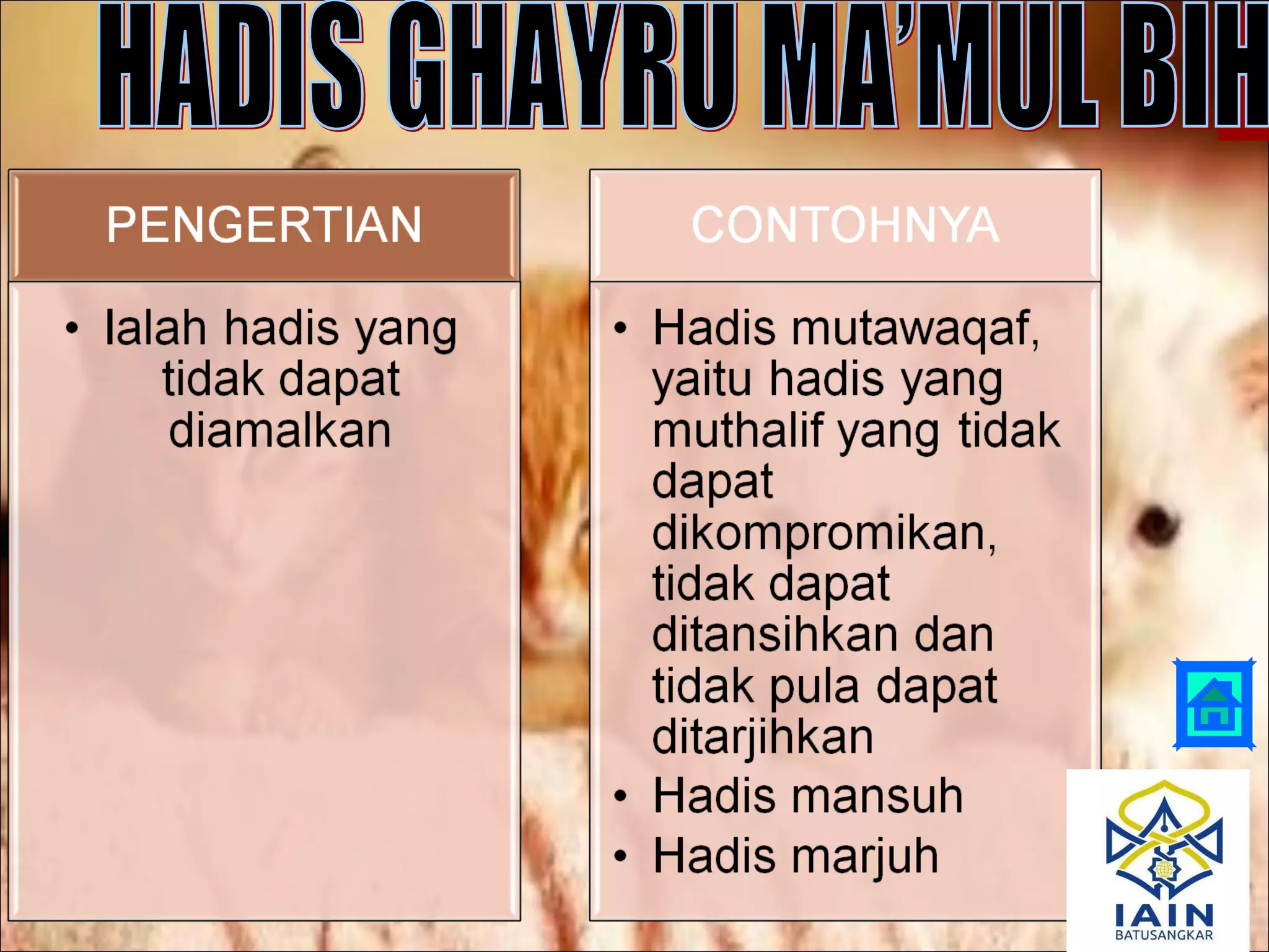Pengantar ilmu al quran dan hadits | PPT