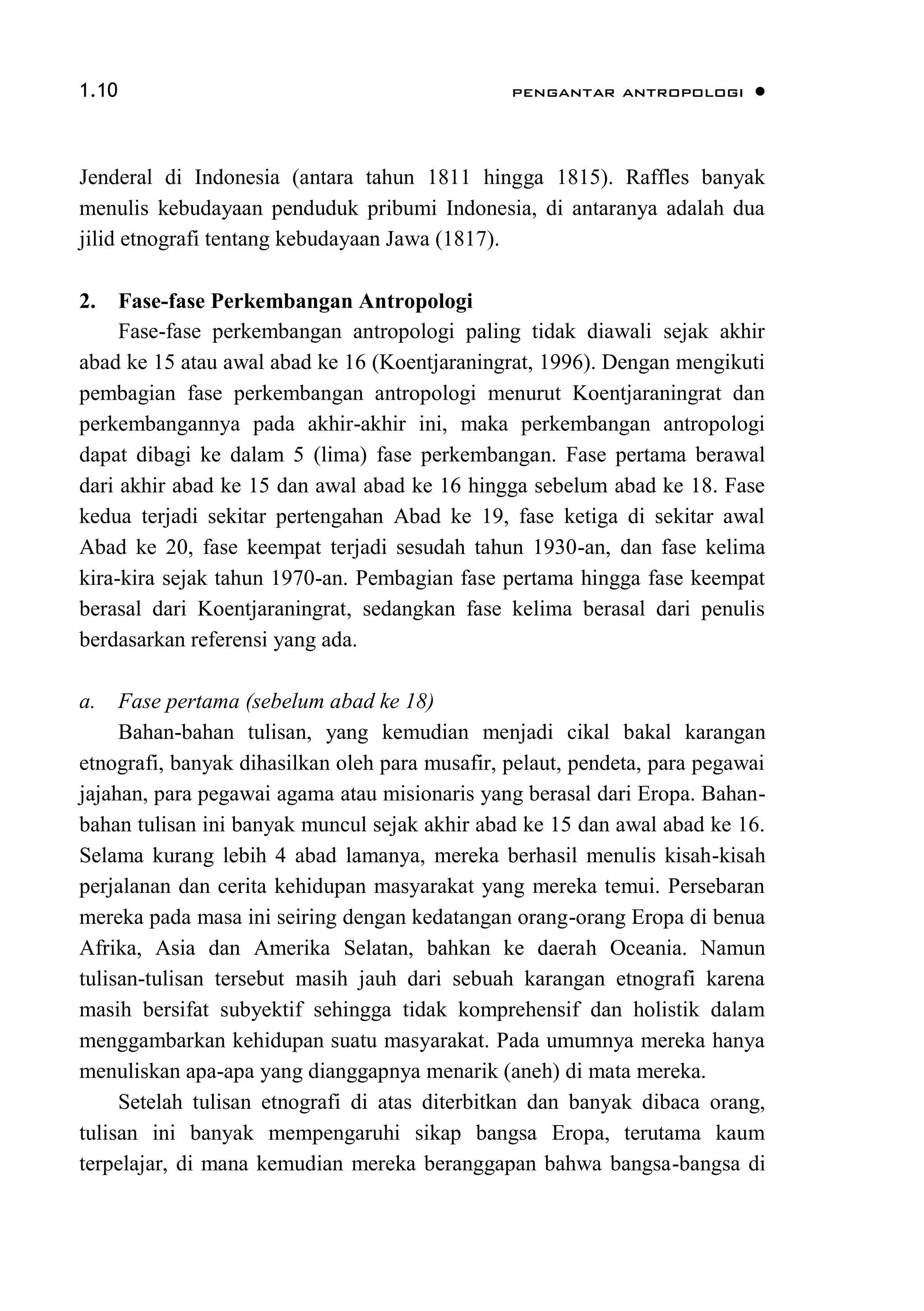 Pengantar ilmu artopologi | PDF