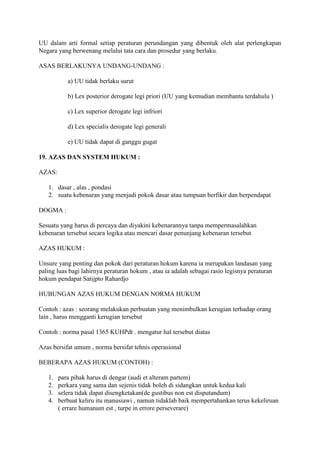 Pengantar Ilmu Hukum | DOCX