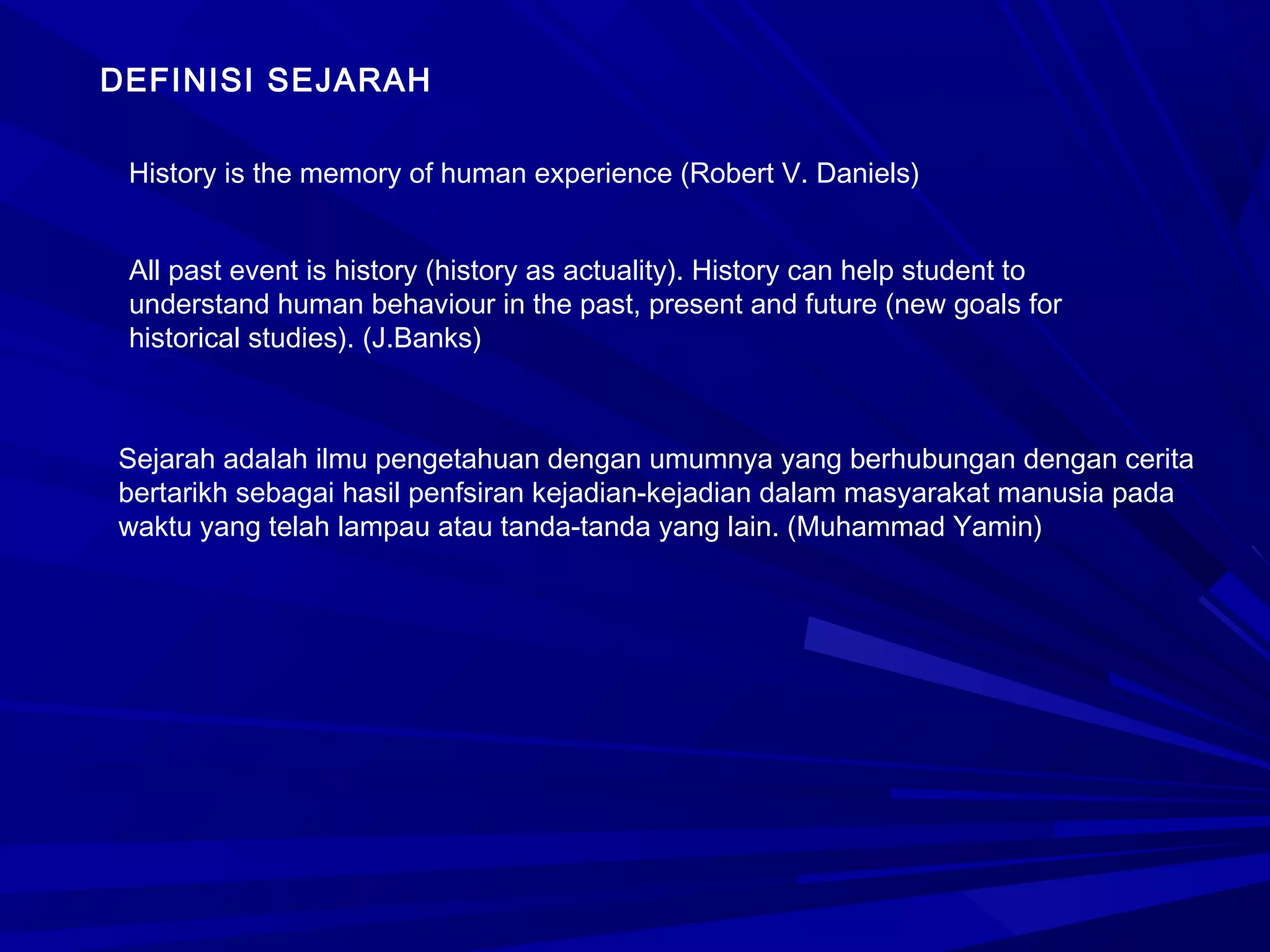 Pengantar Ilmu Sejarah | PPT