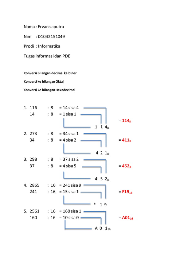 Pengantar informasi dan pde | PDF