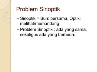 Pengantar injil sinoptik | PPTX