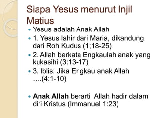 Pengantar injil sinoptik | PPTX
