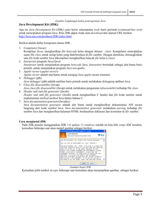 Pengantar Pemrograman Java | PDF