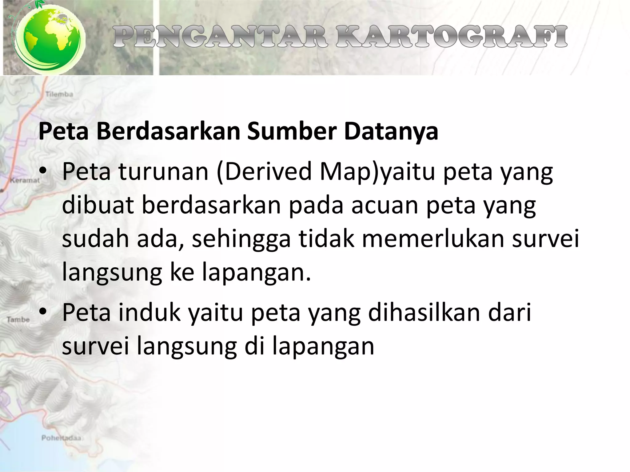Pengantar kartografi | PDF