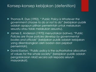 Pengantar Kebijakan Publik_Public policy | PPTX