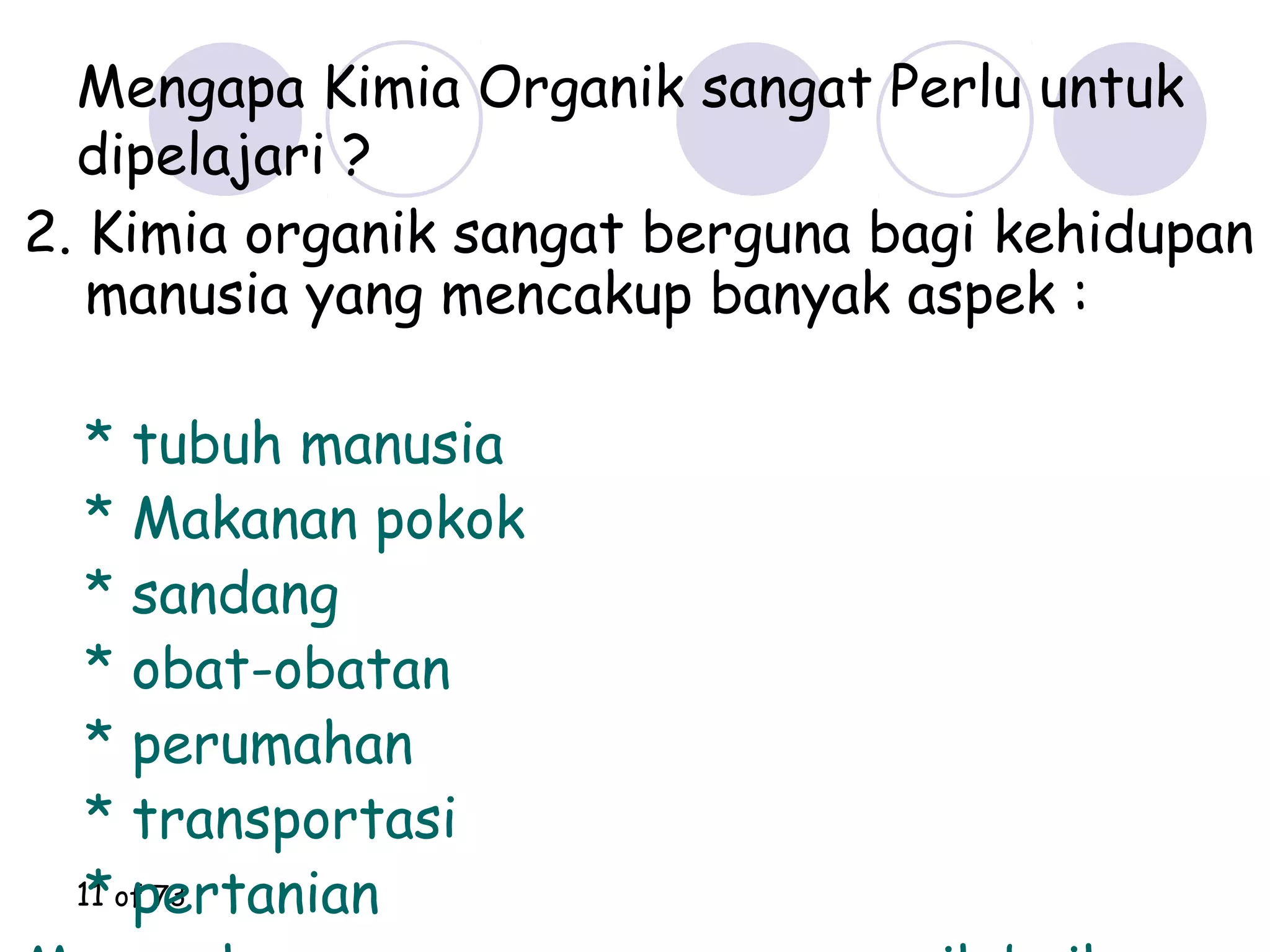 Pengantar kimia organik | PPT