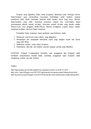 Pengantar komputasi modern: tugas 2 | PDF