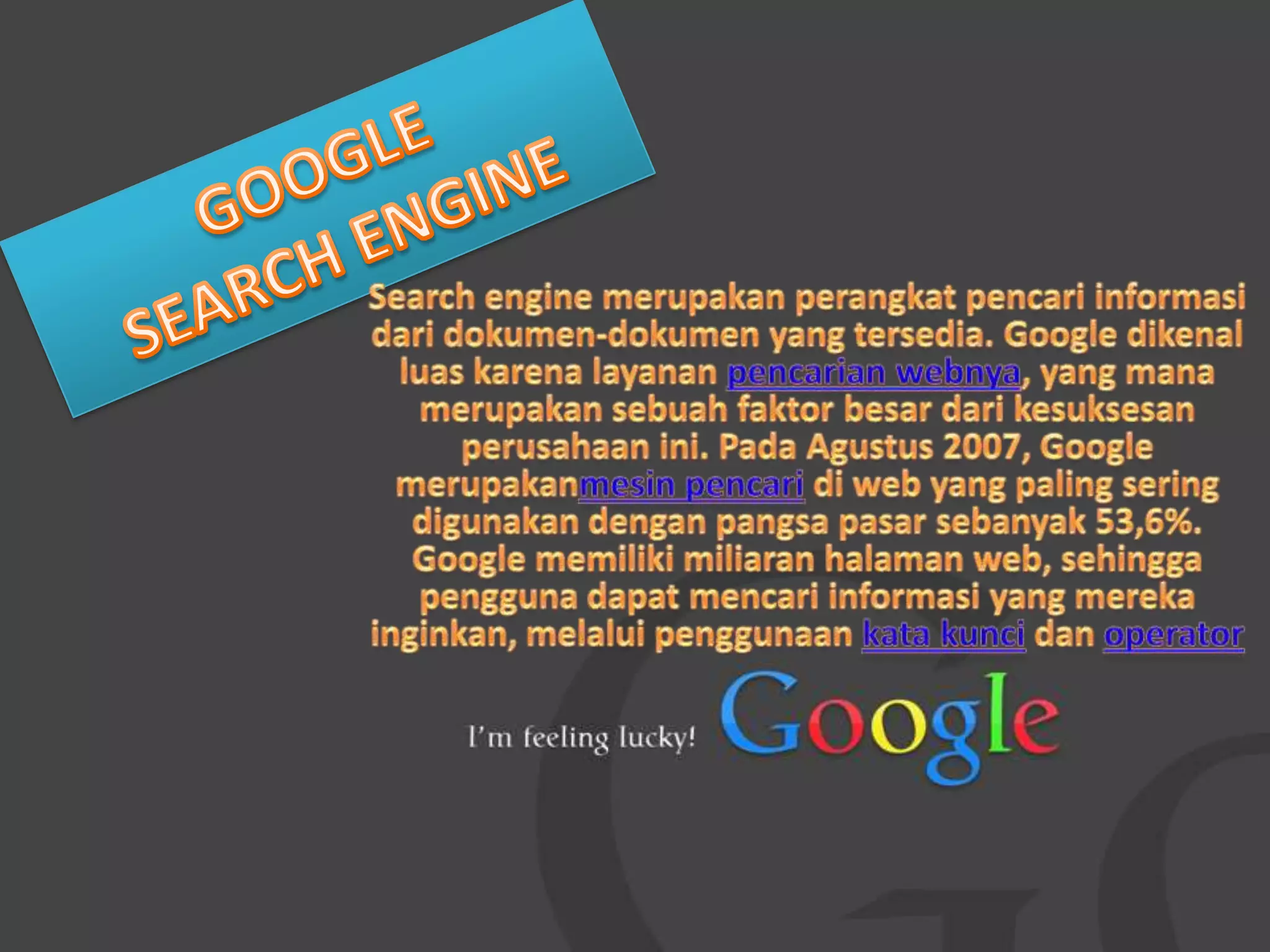 Pengantar komputer (google) | PPTX