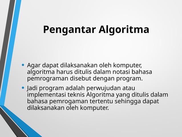 Mata Kuliah Pengantar Konsep Pemrograman Dasar | PPT